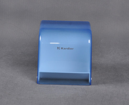Transparent  Blue Plastic ABS Toilet Tissue Box for Home Bathroom