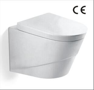 Siphon Flushing Compact Ceramic Wall Hung Toilet With Concealed Cistern KDR-8210