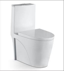 European Type Siphoning Flush Floor Standing Toilet , 770mm Height