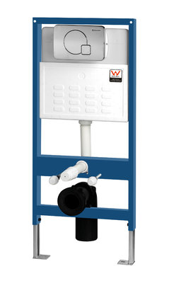 Home Bathroom Plastic Concealed Toilet Cistern ,  Wall Mounted Dual Flush Tank KDR-009D