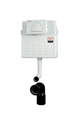 3L 6L 9L Plastic Dual Flush Concealed Cistern For Standing Floor Toilet KDR-009B