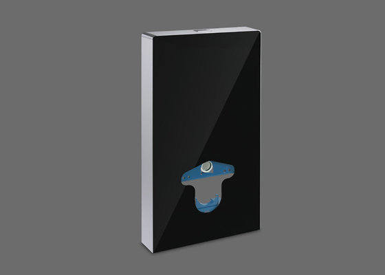 Glass Concealed Cistern With Top Button  Suit For Bathroom Sanitary Ware New Design