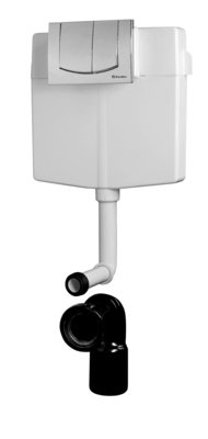 Family Dual flush Space Saving Concealed Toilet Cistern / tank 7 Litre KDR-007B