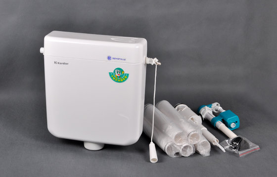 Plastic Exposed Toilet Cistern , Water Conserving Single Flush Toilet tank