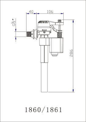 Flush Cistern Toilets Royal Water Fill Valve Commercial Sanitary Ware Items