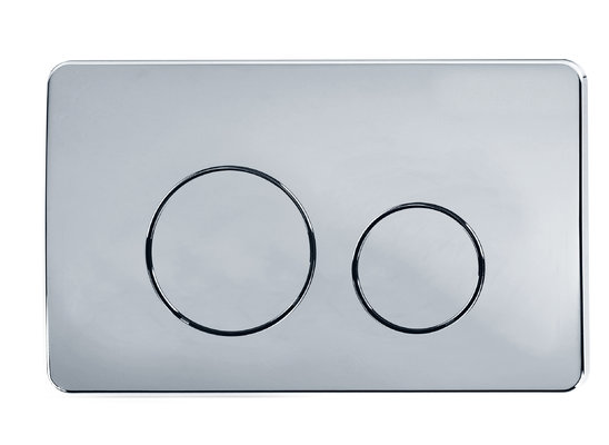 High Class Flush Plate Dual Push Bathroom Parts On Concealed Cistern