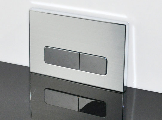 Aluminium Alloy Toilet Flush Plate Decorate Bathroom Sanitaryware