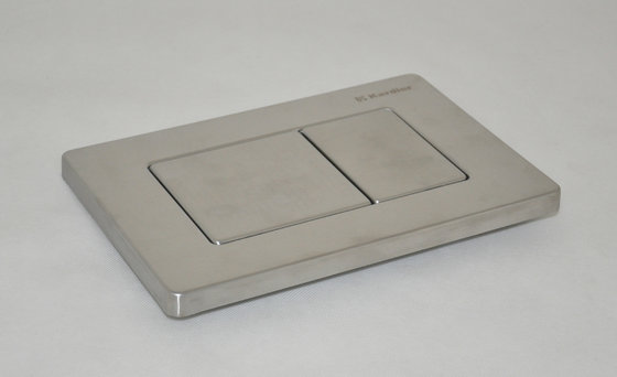 Concealed Cistern Stainless Steel Flush Plate , Durable Toilet Flush Button KDR-097B