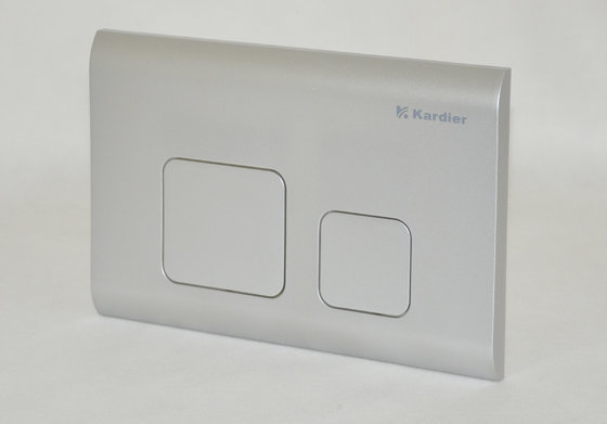 Square Button Plastic Flush Plate , Domestic Wall Hung Toilet Flush Panel