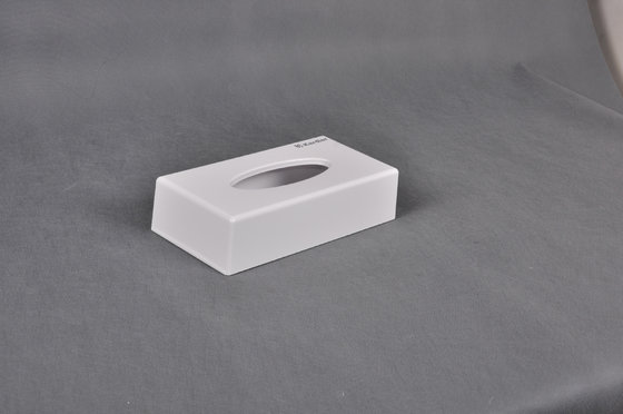 Extraction Type White ABS Toilet Tissue Box for Hotel WC Washroom