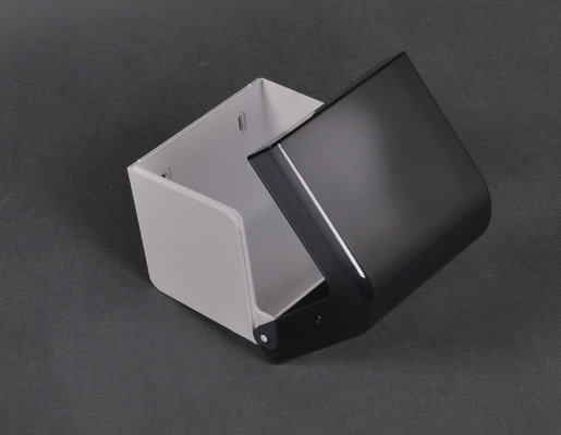 Hotel Washroom plastic ABS Gray Toilet Tissue Box , Toilet Paper Storage Box
