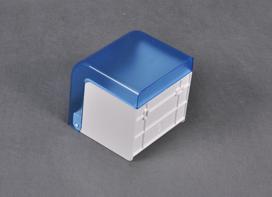 Transparent  Blue Plastic ABS Toilet Tissue Box for Home Bathroom
