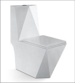 Modern Bathroom One piece Ceramic Floor Standing Toilet Sanitary Goods