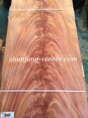 China Mahogany, African Khaya Crotch Wood Veneer supplier