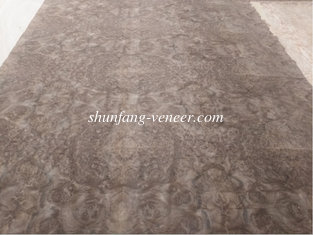 China Walnut Burl Paper Backed Veneer Sheets 4' x 8', Paper Backed Walnut Burl Wood Veneer Sheets supplier