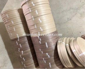 China Real Wood Veneer Edge Banding Wood Edge Banding Tape Veneer Edging Thick Veneer Edgebanding supplier