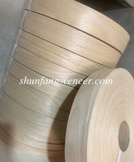 China Fleece Backed Real Wood Veneer Edgebanding Wood Veneer Edge Banding Tape supplier