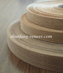 China Fleece Backed Wood Veneer Edge Banding for Furniture & Door Industries supplier