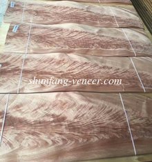 China Okoume Crotch Veneer Okoume Crotch Wood Veneer for Furniture Doors Cabinetry & Veneered Plywood supplier