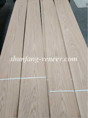 China Crown Cut White Oak Wood Veneer White Oak Sliced Veneer for Furniture Doors and Veneered Panel supplier