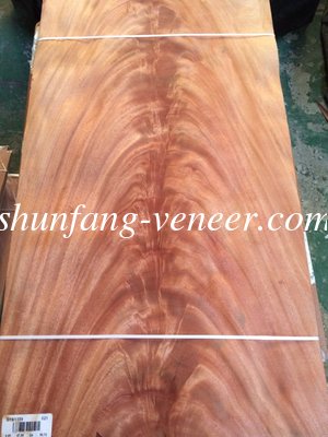 Mahogany, African Khaya Crotch Wood Veneer supplier