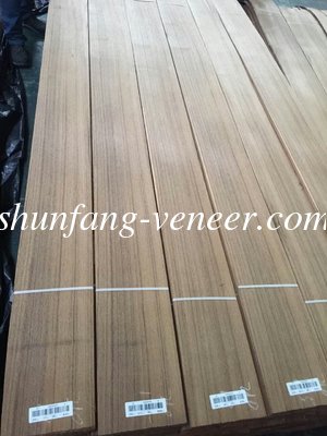 0.5mm Crown/Quartered Burma Teak Wood Veneer/Chapas de Maderas supplier