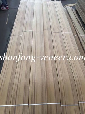 Quarter Cut Burma Teak Natural Wood Veneer supplier