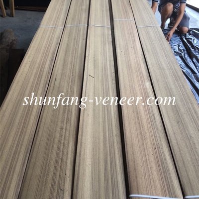 Quarter Cut Burma Teak Natural Wood Veneer supplier