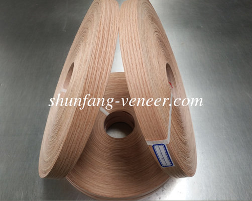 American Red Oak Real Wood Veneer Edgebanding for Furniture Doors supplier