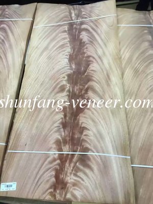 Mahogany, African Khaya Crotch Wood Veneer supplier