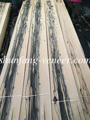 Royal White Ebony Natural Wood Veneer with Unique Creamy White Yellow Background from www.shunfang-veneer-com.ecer.com supplier