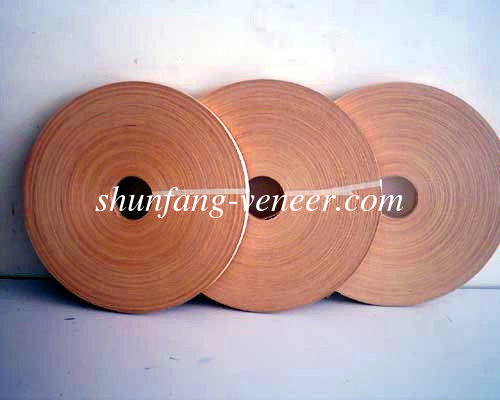 Veneer Edge Tape Finger Joint Veneer Fleece Backed Edging Edgebanding Veneer Thick Edge Banding for Furniture Doors supplier