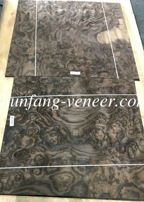 Walnut Burl Veneer Walnut Burr Veneer Exotic Walnut Burl Wood Veneer for Fine Furniture supplier