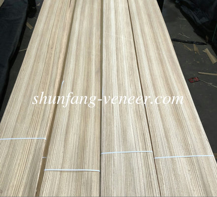 Quarter Zebrano Sliced Veneer Zebrano Natural Wood Veneers for Furniture Doors Paneling Cabinets Furnishings supplier