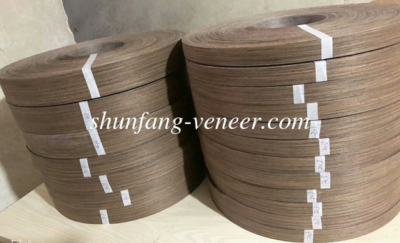 Real Wood Veneer Edge Banding Wood Edge Banding Tape Veneer Edging Thick Veneer Edgebanding supplier