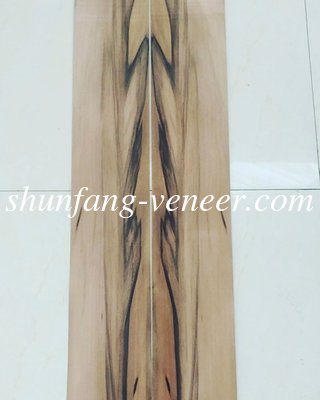Satin Walnut Smoked Veneer Satin Walnut Fumed Veneers Exotic Wood Veneers for Interior Design Architectural Panel supplier
