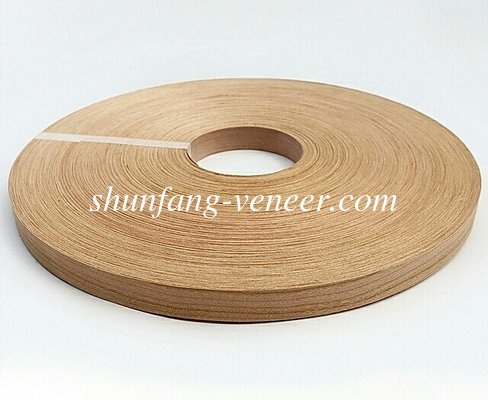Fleece Backed Cherry Veneer Edgebanding Veneer Edge Tape for Furniture Doors Cabinetry Wardrobe supplier