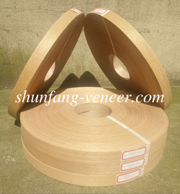 Fleece Backed Chinese Ash Wood Veneer Edge Banding Chinese Ash Edgebanding Veneer supplier
