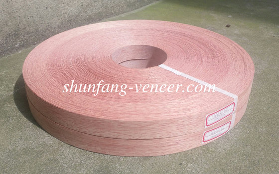 Bintangor Edge Banding Veneer Fleece Backed Bintangor Wood Veneer Edgebanding supplier