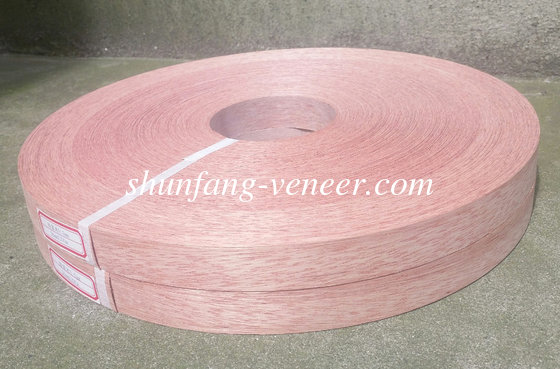 Bintangor Edge Banding Veneer Fleece Backed Bintangor Wood Veneer Edgebanding supplier