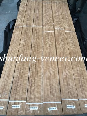 Quarter Figured Teak Decorative Natural Veneers Burma Teak Veneer Quarter Figure for Furniture Doors & Veneered Panel supplier