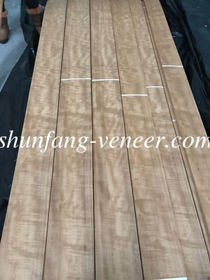 Quarter Figured Teak Decorative Natural Veneers Burma Teak Veneer Quarter Figure for Furniture Doors & Veneered Panel supplier