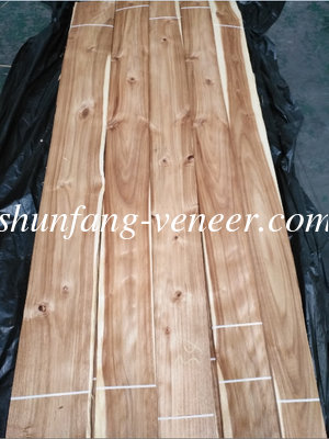 Acacia Natural Wood Veneer Knotty Acacia Exotic Wood Veneers for Furniture Doors & Veneered Plywood supplier