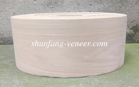 140mm Wide White Oak Profile Wrapping Veneer White Oak Wood Veneer Rolls for Furniture Doors and Windows supplier