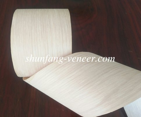 140mm Wide White Oak Profile Wrapping Veneer White Oak Wood Veneer Rolls for Furniture Doors and Windows supplier