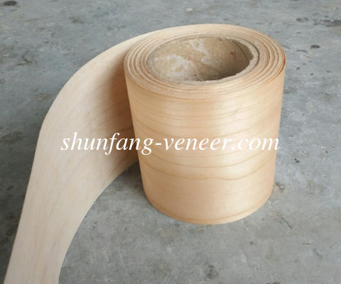 Profile Wrapping Cherry Veneer Rolls for Furniture Cabinetry Moulding Door and Window Industries supplier