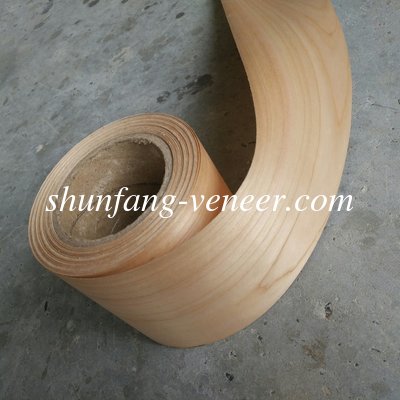 Profile Wrapping Cherry Veneer Rolls for Furniture Cabinetry Moulding Door and Window Industries supplier