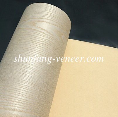 White Ash Paper Backed Veneer | Paper Backing Ash Wood Veneer Sheet supplier