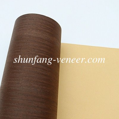 African Wenge Paper Backed Veneer | Paper Backing Wenge Wood Veneer Sheet supplier