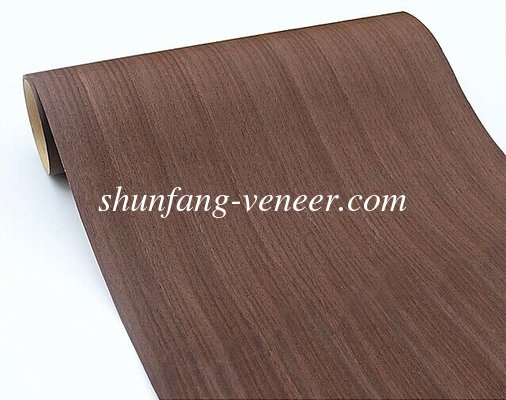 African Wenge Paper Backed Veneer | Paper Backing Wenge Wood Veneer Sheet supplier